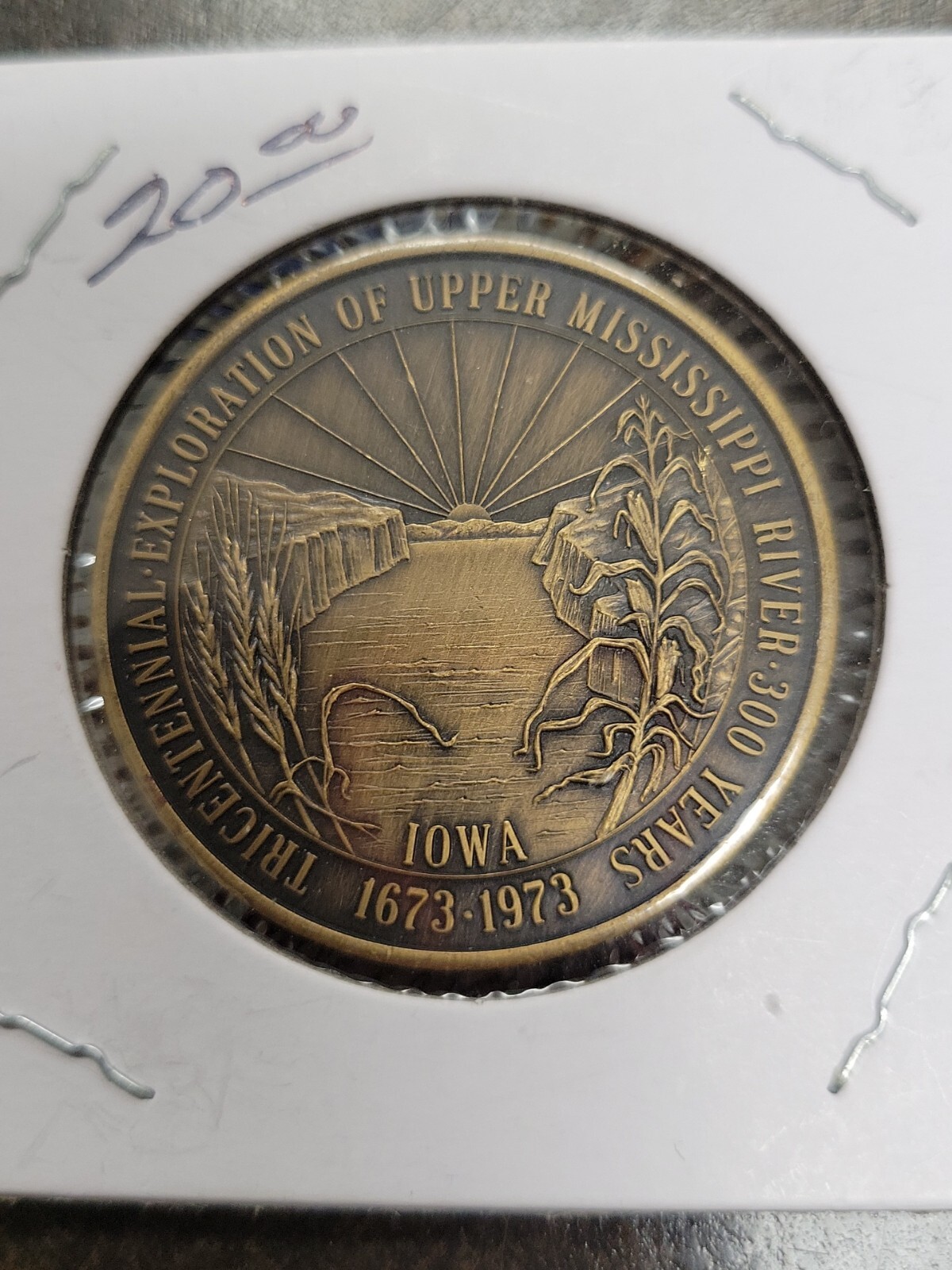 Louis Jolliet Jacques Marquette 1673-1973 Tri-Centennial Coin Token ...