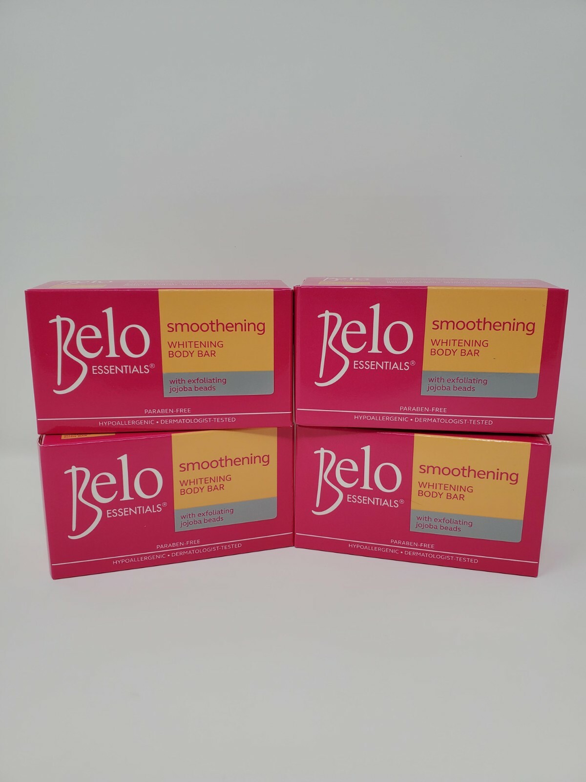 Belo Essentials Smoothening Whitening Body Soap 135g (Lot of 4) | eBay