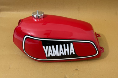 Yamaha DT175 DT 175 1977 -78 Steel Red Painted Fuel Petrol Gas Tank ...