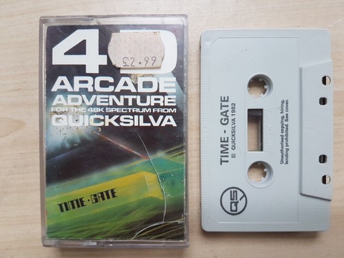 Time-gate, 4D Arcade Adventure - A Spectrum 48 128k +2 Cassette Game ...