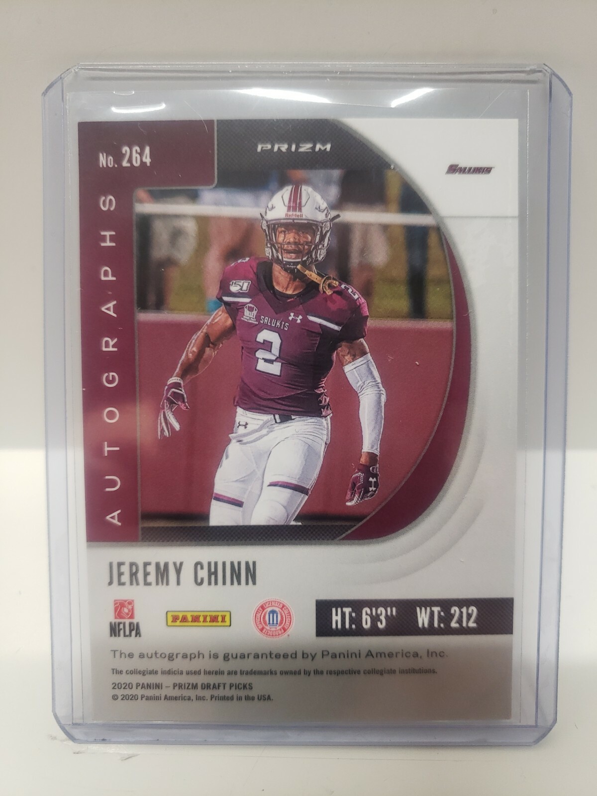 JEREMY CHINN 2020 Panini Prizm Draft Picks RC Auto Green | eBay
