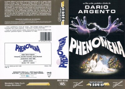 PHENOMENA (1985) JENNIFER CONNELLY - DARIO ARGENTO - ITALY VHS | eBay