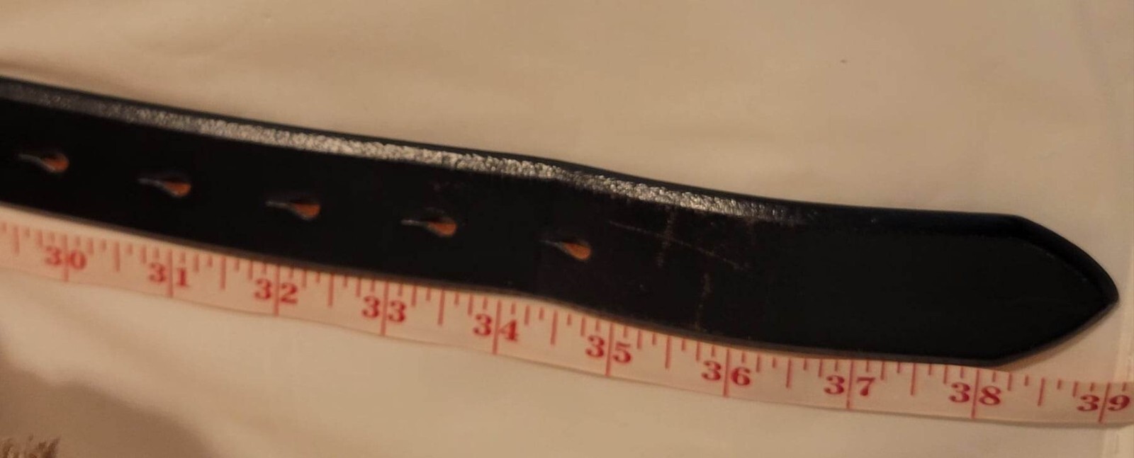 Volpi Concerie Black Leather From Italy Belt Size 32 Black | eBay