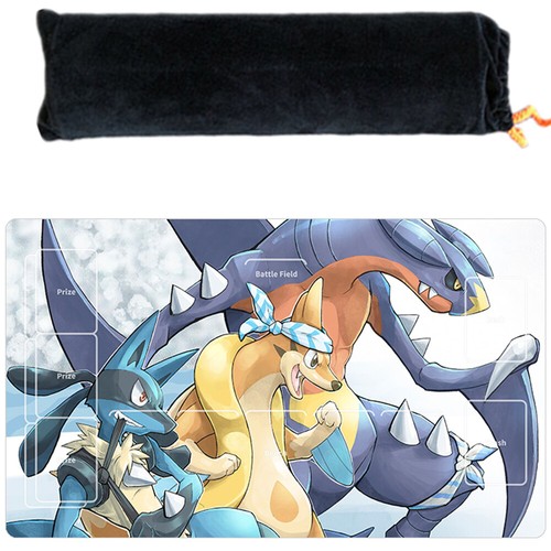 Garchomp Pokemon Playmat TCG Card Game Play Mat Gaming Desk Mat Mouse ...
