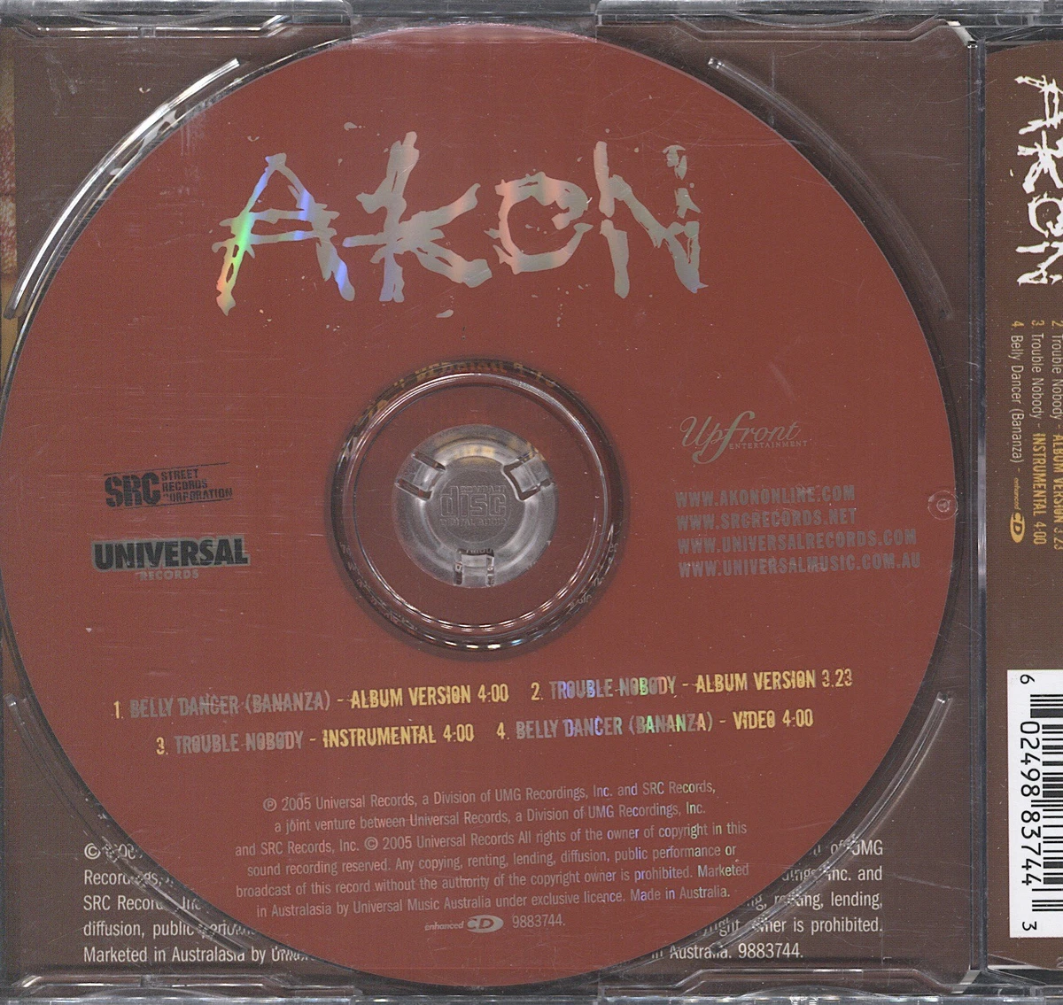 Akon Belly Dancer Album Cover