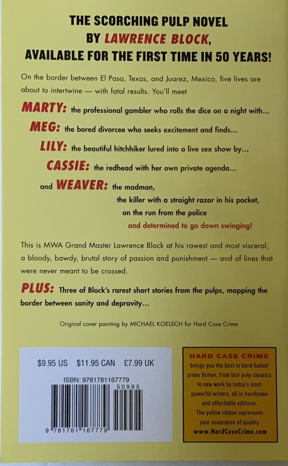 Borderline by Lawrence Block (2014, Trade Paperback) 9781781167779| eBay