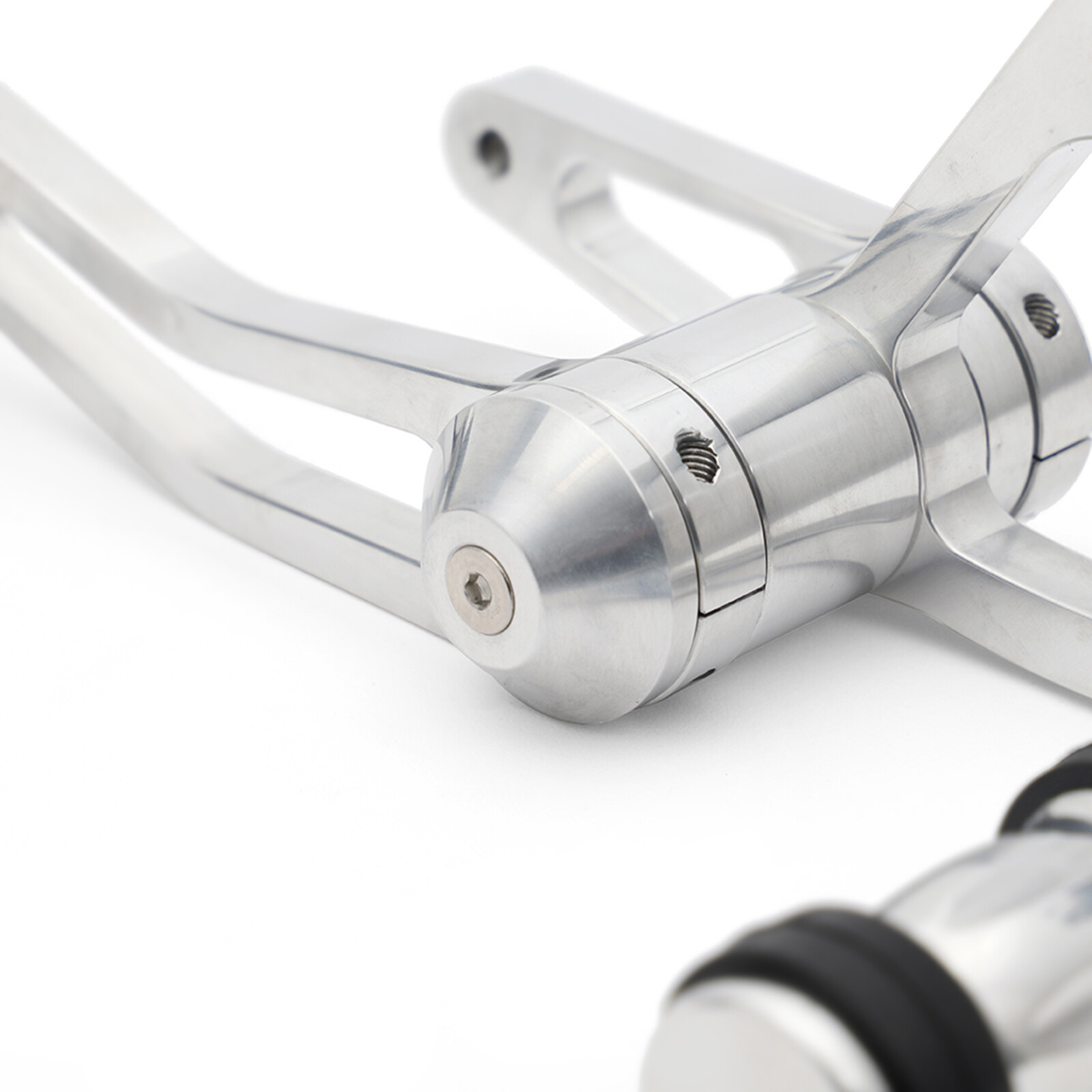 For Harley Polished Forward Controls Foot Pegs Softail FXST FXSTC FXSTD ...