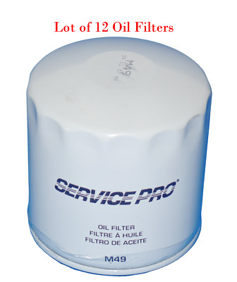 12x Engine Oil Filter Service Pro Fits Buick Chevrolet GMC Cars Trucks ...