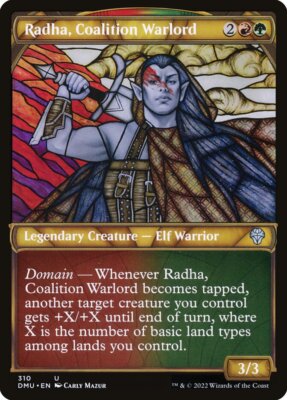 MTG Magic the Gathering Radha, Coalition Warlord (310/552) Dominaria ...
