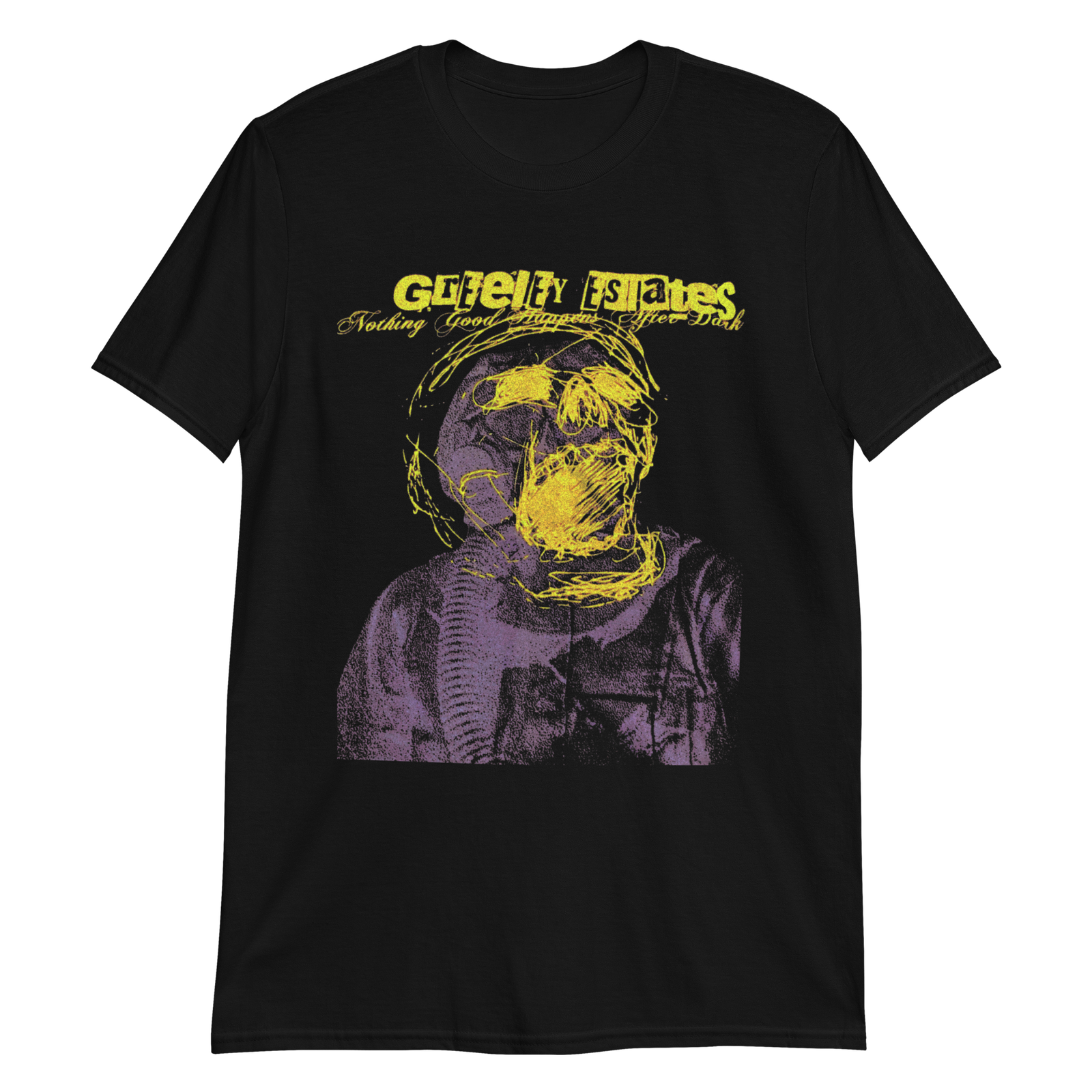 GREELEY ESTATES Nothing Good Happens After Dark Emo Bsnd T-Shirt | eBay