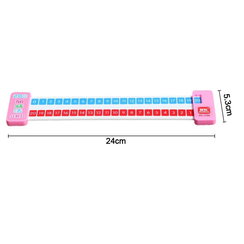 Plastic Math Decomposition Ruler Within 20 Addition Ruler School ...
