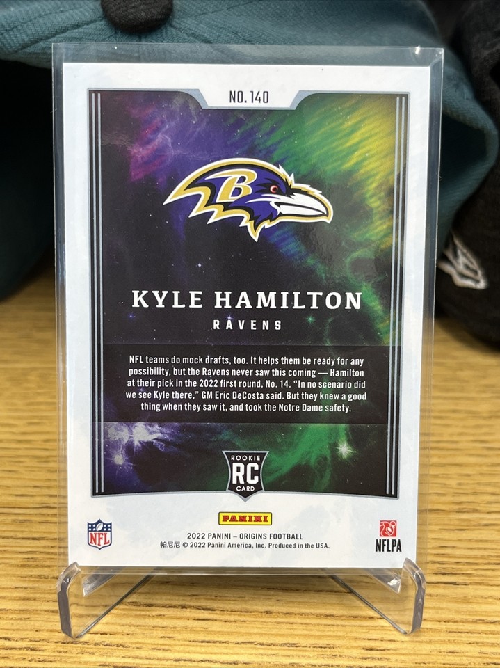 2022 Panini Origins - Kyle Hamilton Rookie Card RC - Ravens | eBay