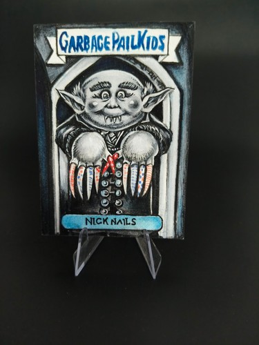 garbage pail kids vampire Hand drawn artist's signature Sketch Card | eBay