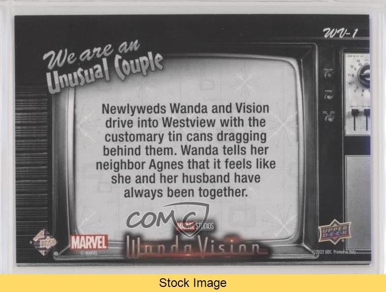 2022 Marvel Studios' WandaVision Wanda Maximoff Vision Just Married ...