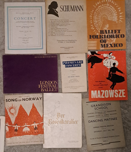 Collection of classical music programmes, ballet, opera - 45 pieces ...