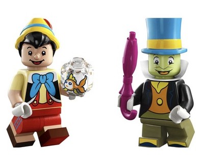 LEGO Disney 100 Pinocchio & Jiminy Cricket Minifigure Lot (71038) New ...