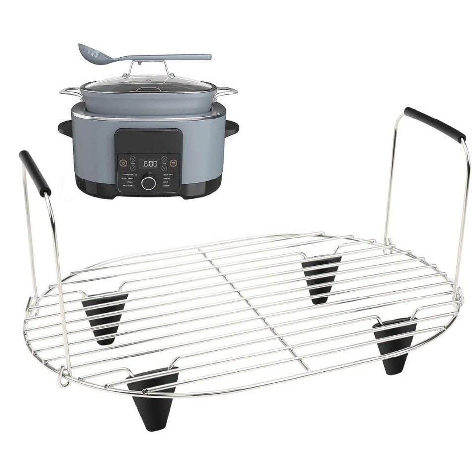 Silicone Handle Steamer Rack for Foodi Pro 8 5 Quart Roast Steam Bake ...