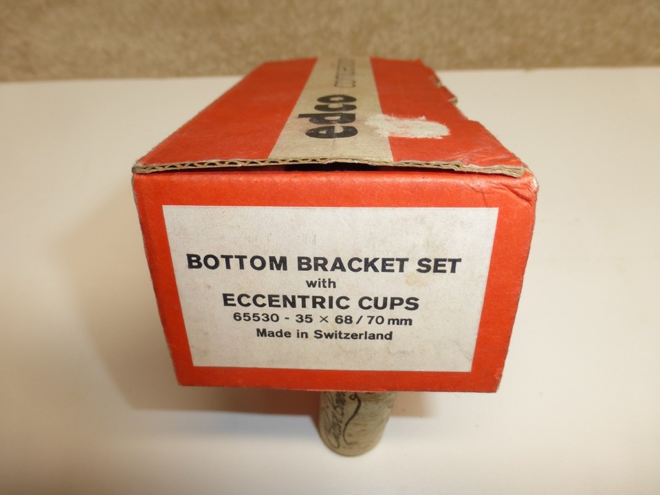 Vintage 1970's- Edco "Competition" Sealed Bottom Bracket w/ Eccentric Cups- NOS | eBay