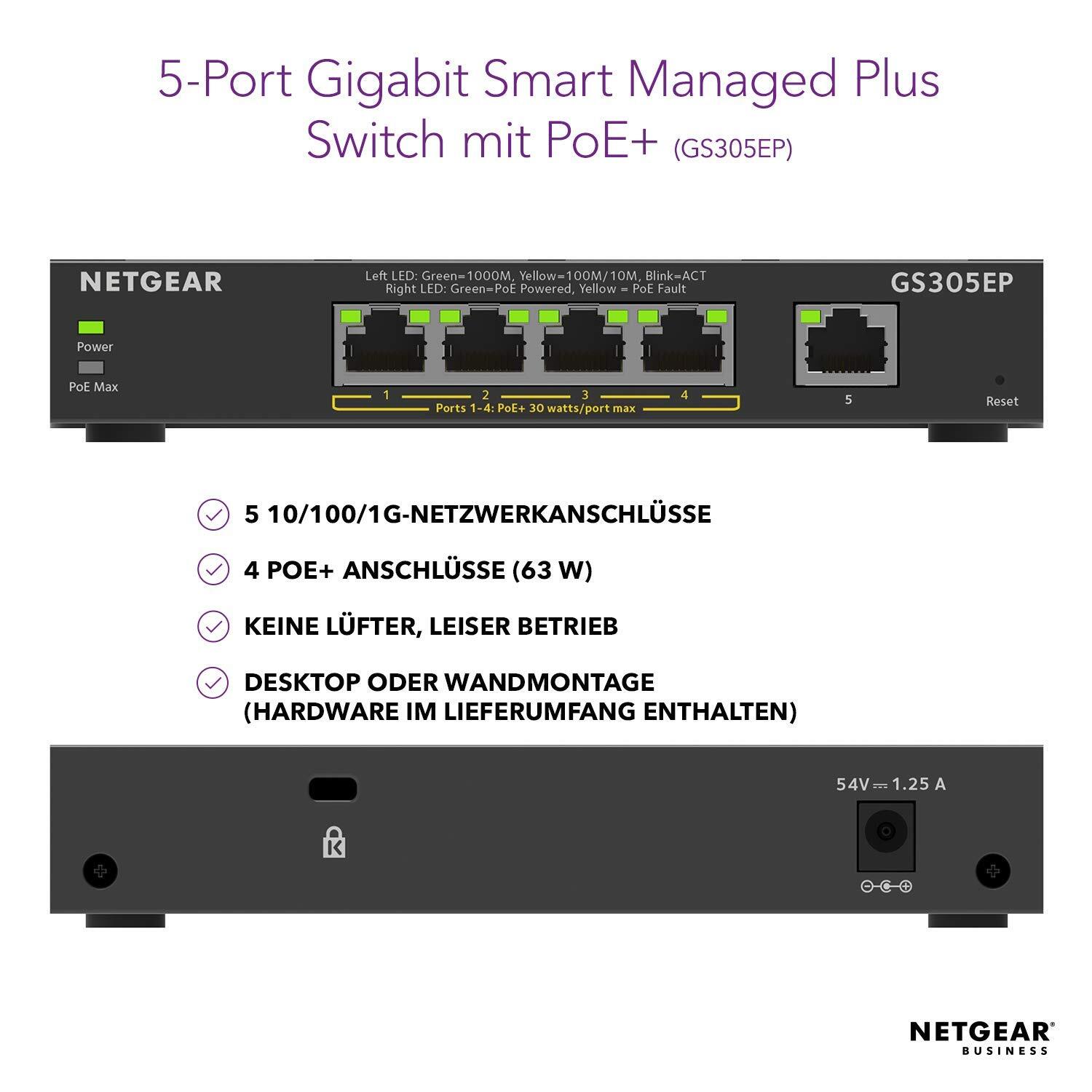 Read+before+Netgear+GS305EP+Poe+Switch+4+Port+Gigabit+Ethernet+Lan ...