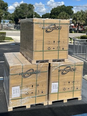 Pallet (36) Of 400 Watt Solar Panels, Runergy Hyperion Bifacial BOB | eBay