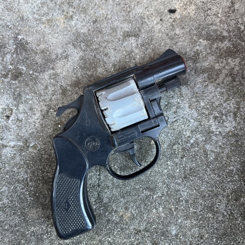 Vintage Wasp Cap Gun Toy by Edison Made in Italy Black Grey | eBay