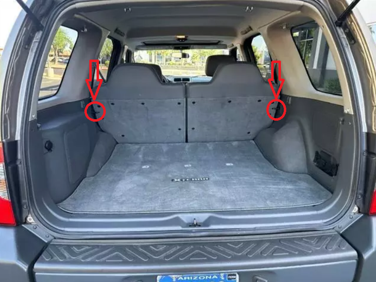 Trunk Rear Seats Envelope Style Mesh Cargo Net for Nissan Xterra 2000 ...