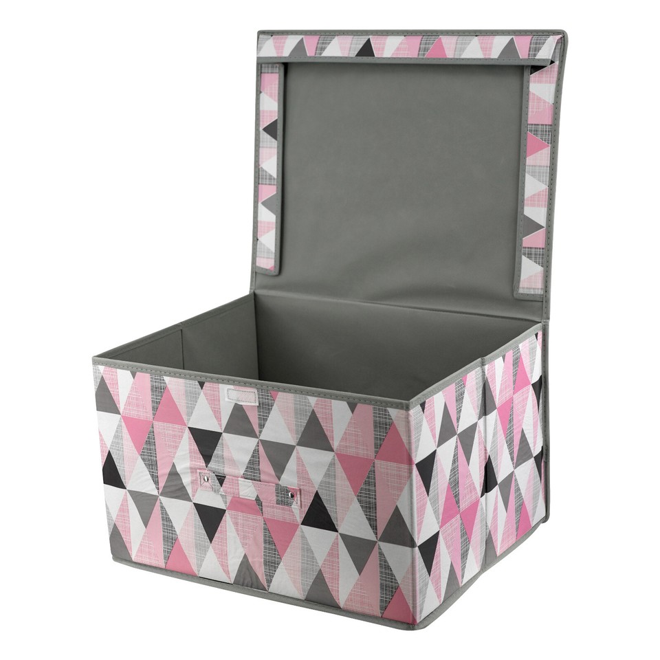 Large Collapsible Storage Box Folding Jumbo Storage Chest Kids Room Toy ...