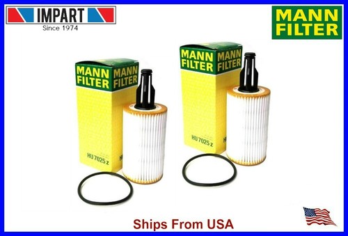 Mercedes Benz Oil Filter 2761800009 New MANN Filter HU7025z (2) Filters ...