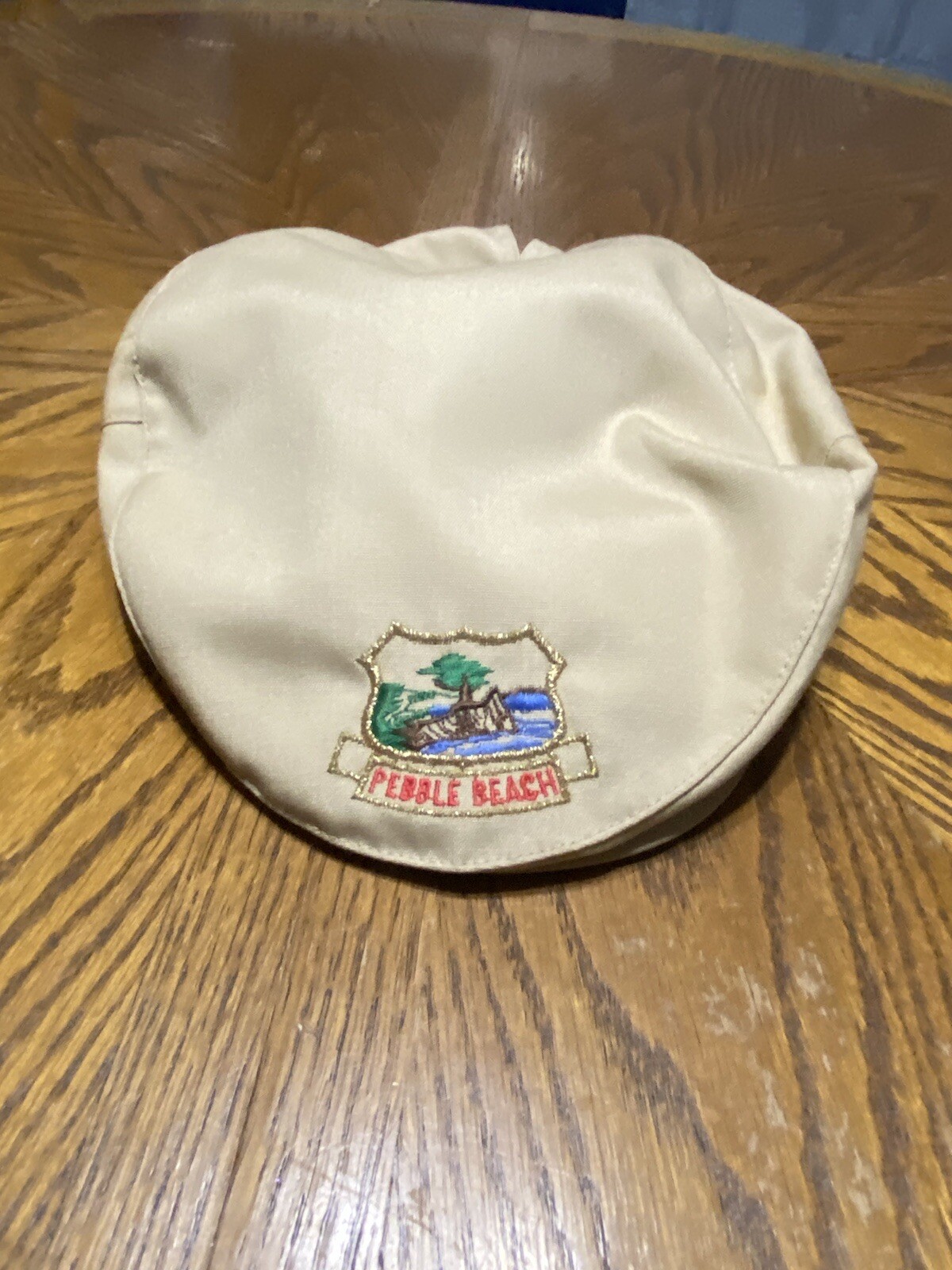 Vintage Imperial Caps Pebble Beach Embroidered Beige … - Gem