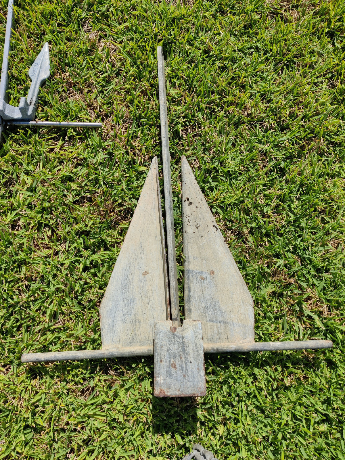 26lb Danforth Fortress Fluke-Style Anchor for 30'-52' boats. 36" L x 27 ...