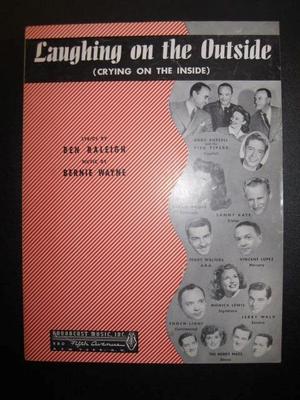 Laughing On The Outside Crying On The Inside Sheet Music Vintage 1946 ...