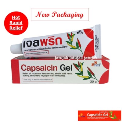 Capsaicin Gel Pain Relief Hot Capsicum 30g Muscular Arthritis | eBay UK