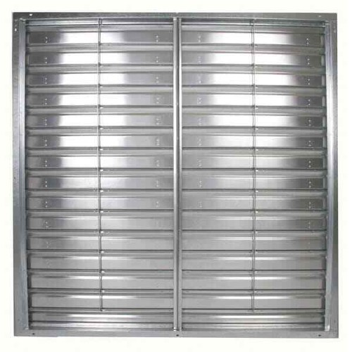 Dayton 3C115 54 In Backdraft Damper / Wall Shutter, 54-1/2 In X 54-1/2 ...