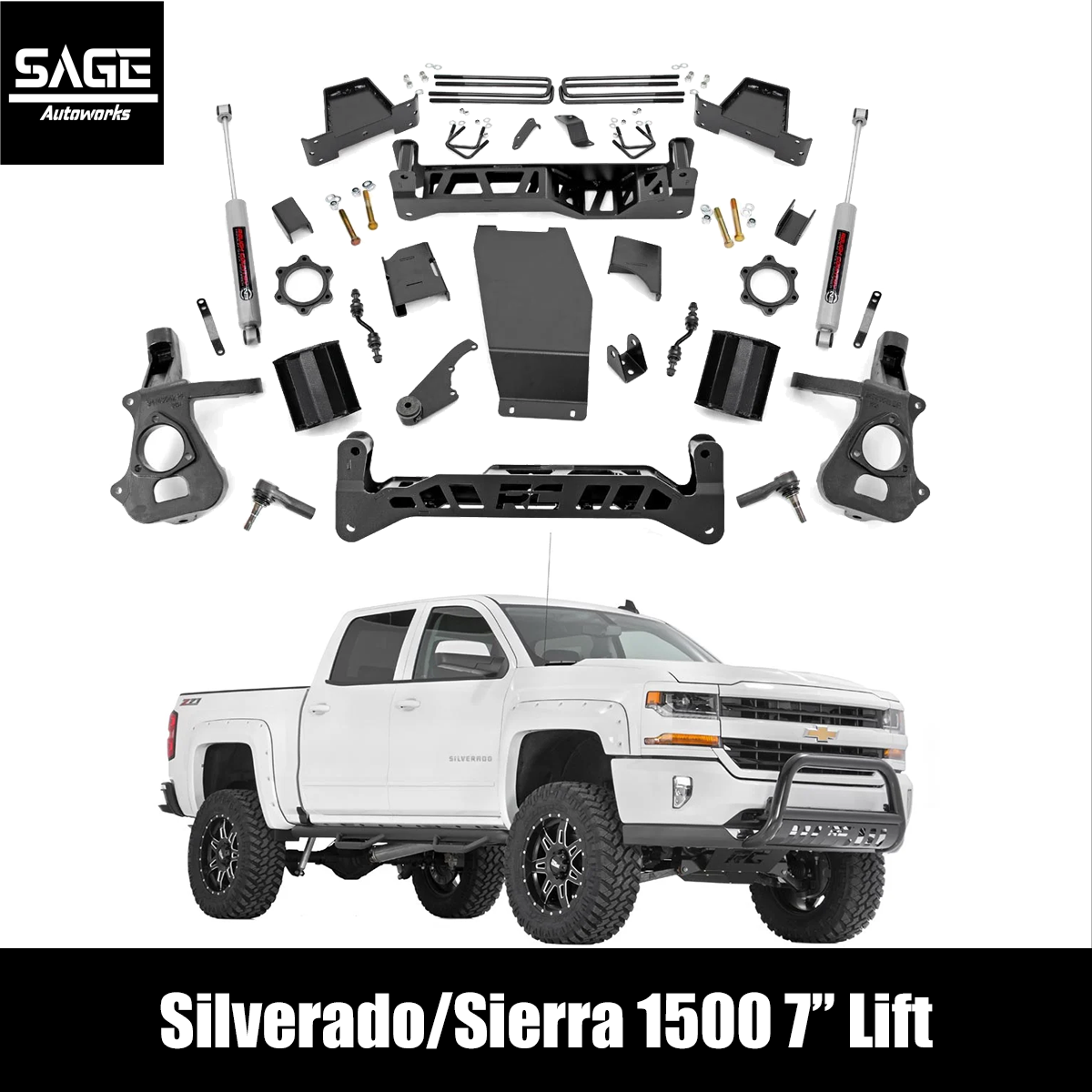 7 Inch Lift Chevy Silverado 8