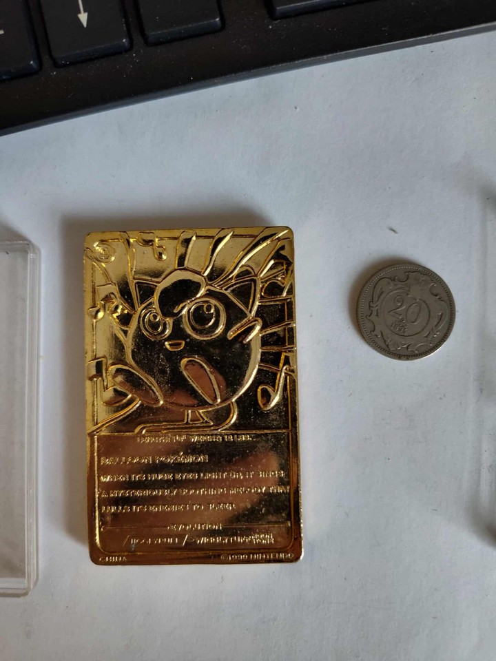 1999 Pokemon Jigglypuff 23k Gold Bar Card Excellent Cd | eBay