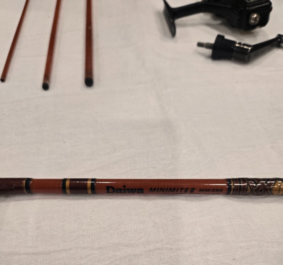 Daiwa Mini-mite II System Complete Rod And Reel With Case MM-59A 5' 153 ...