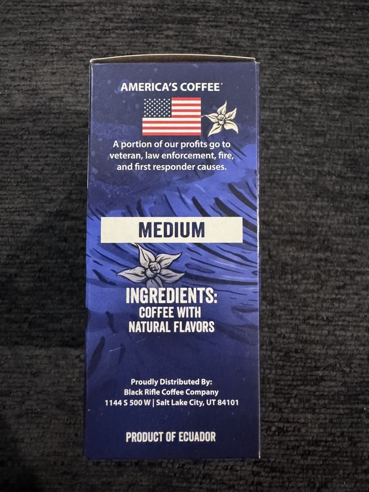 Black Rifle Coffee Company Vanilla Bomb Instant Coffee Packets 8ct EXP ...