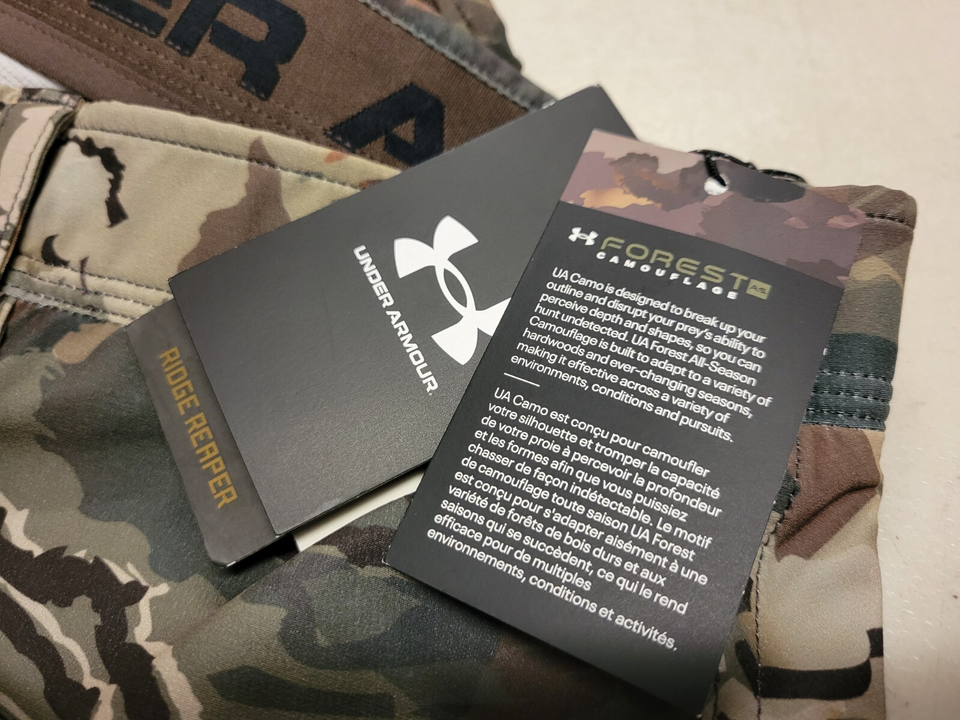 Under Armour Military Camo Forest Ridge Reaper Raider Pants Hunting ...