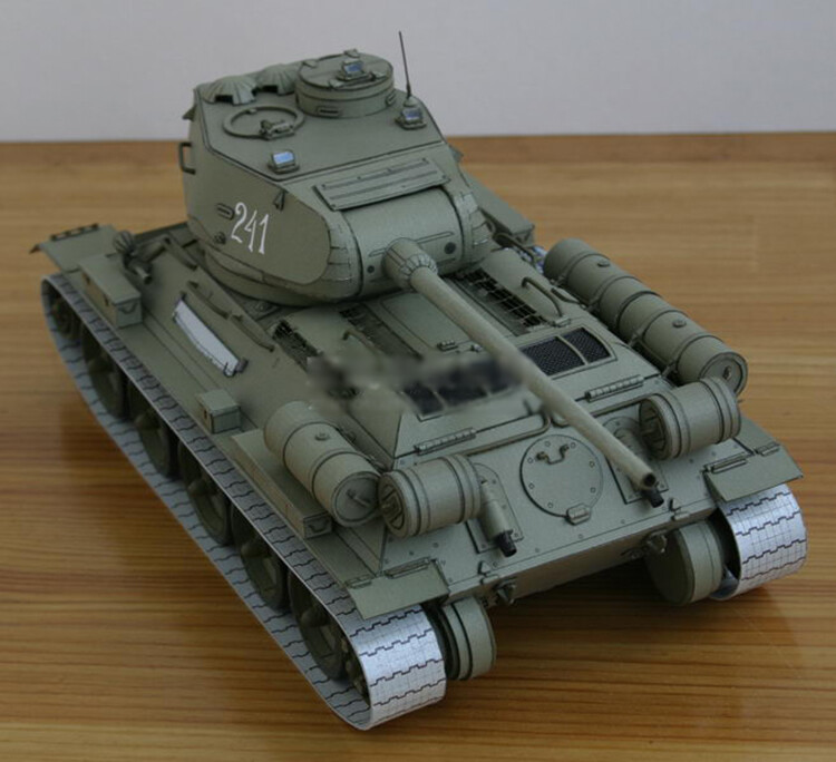 1:25 World War II СССР T34 T-34 tank Paper Model DIY Models & Kits | eBay