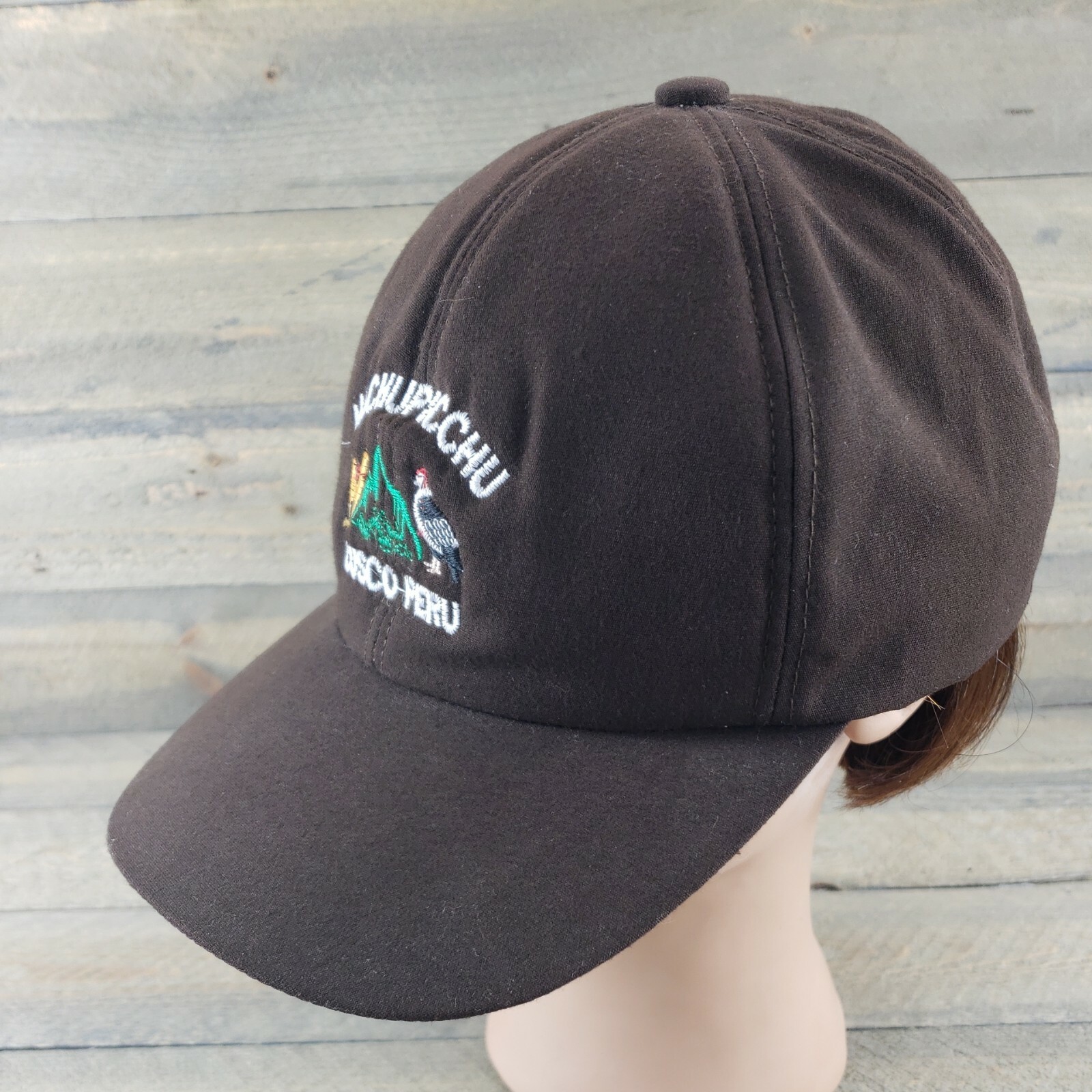 Machu Picchu Cusco Peru Hat Ball Cap Brown Adjustable Strap Tourist ...