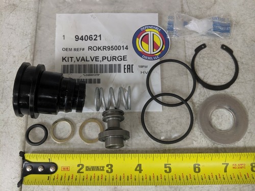 Purge Valve Kit for Wabco SS1200, SS1800. PAI # 940621 Ref. # Rockwell ...