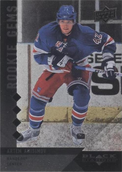 2009-10 Upper Deck Black Diamond - Rookie Gems Artem Anisimov #212 (RC) for sale online | eBay