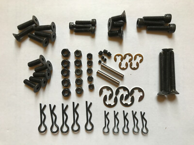 KAROSSERIEKLAMMERN SPLINTE SICHERUNGSRINGE STIFTE CLIPS SCHRAUBEN HPI ...