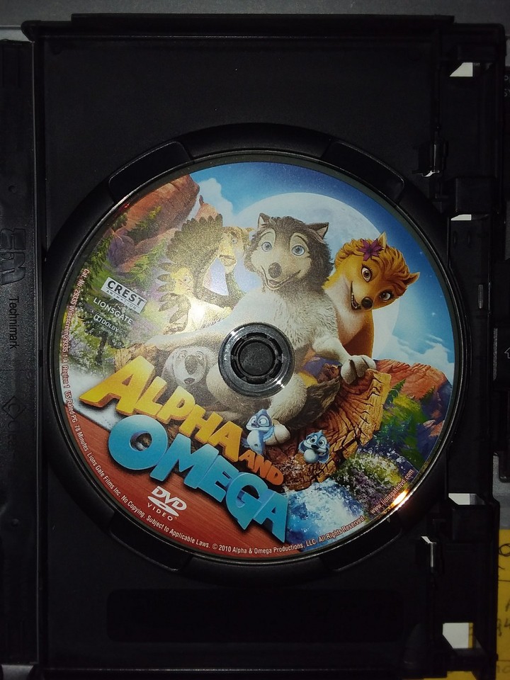 Alpha and Omega (DVD, 2011) Justin Long, Christina Ricci, Hayden ...