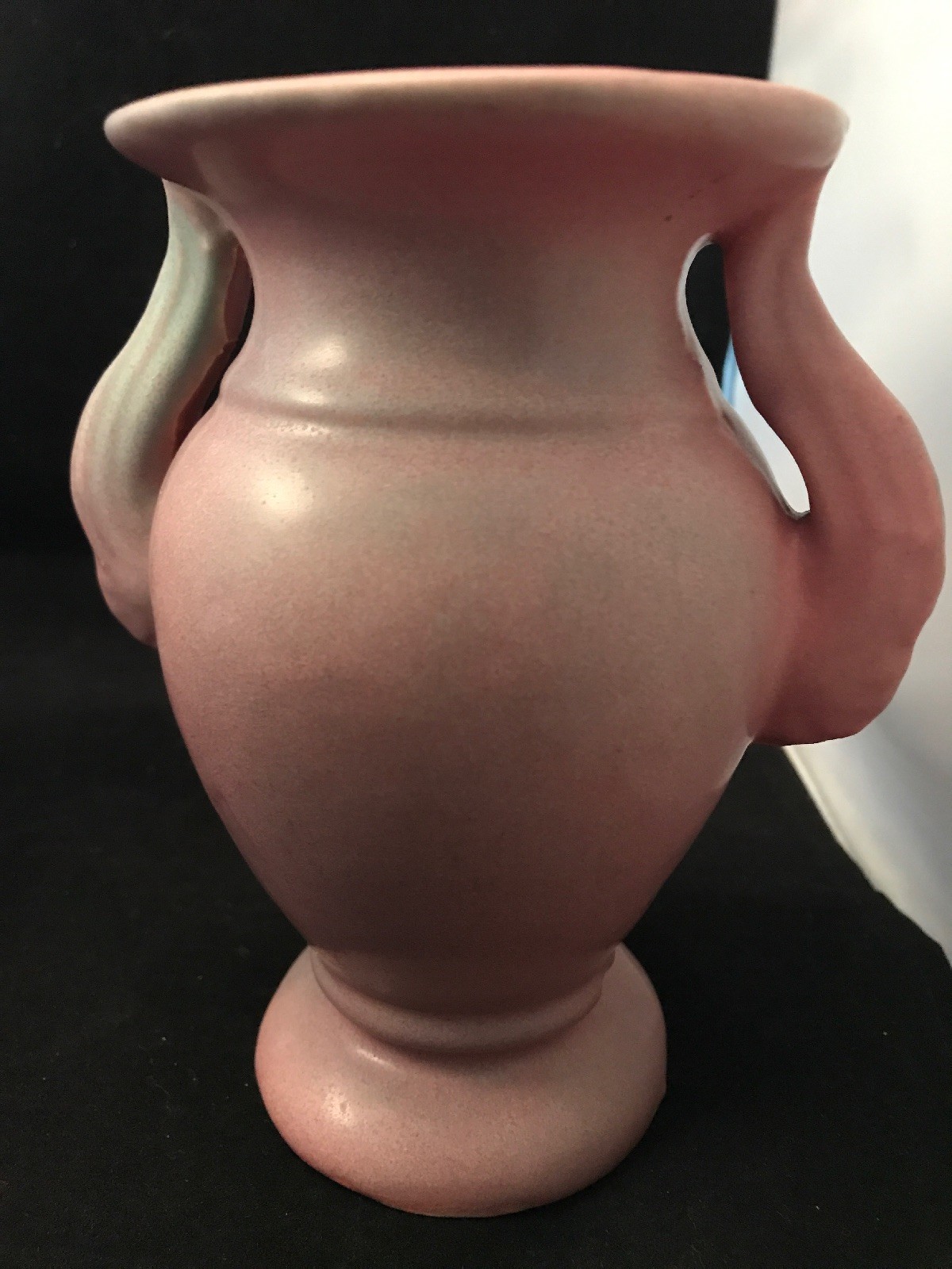 PAIR OF ART DECO 1930s NILOAK RARE WINGED URN VASES OZARK DAWN MATTE ...