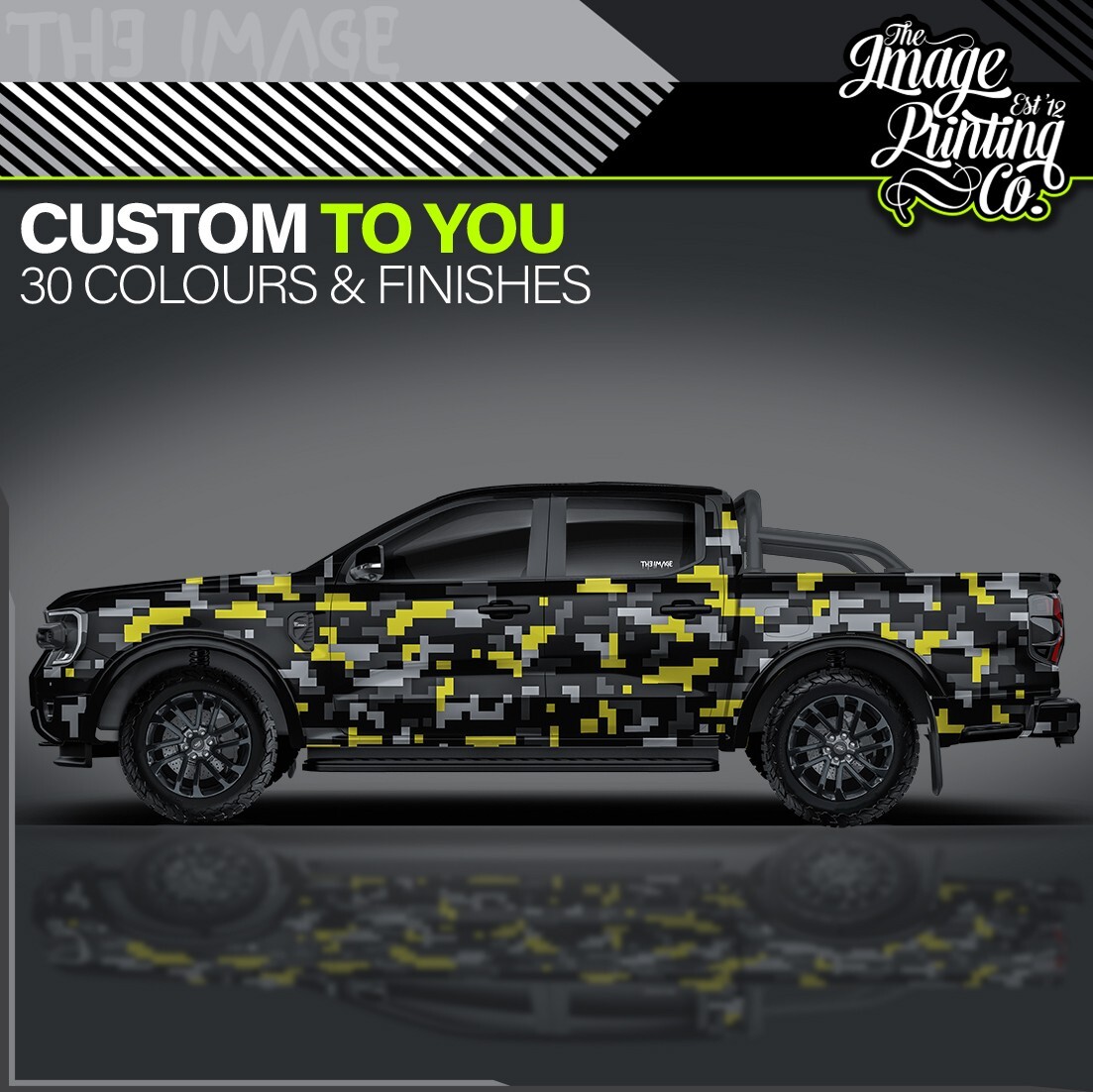 UNIVERSAL Large 4X4 Digital Camo Kit ~ Camouflage Decals ~ ALL PICK UPS ...