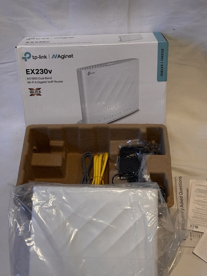 TP-Link EX230v V1 - AX1800 Dual Band Wi-Fi 6 Gigabit VoIP Router ...