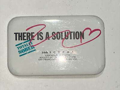 1991 34th ICYPAA Alcoholics Anonymous Metal Pin Vintage | eBay