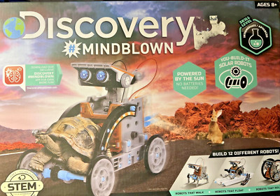 DISCOVERY STEM 12-in-1 Education Solar Robot Toys DIY Building Science ...