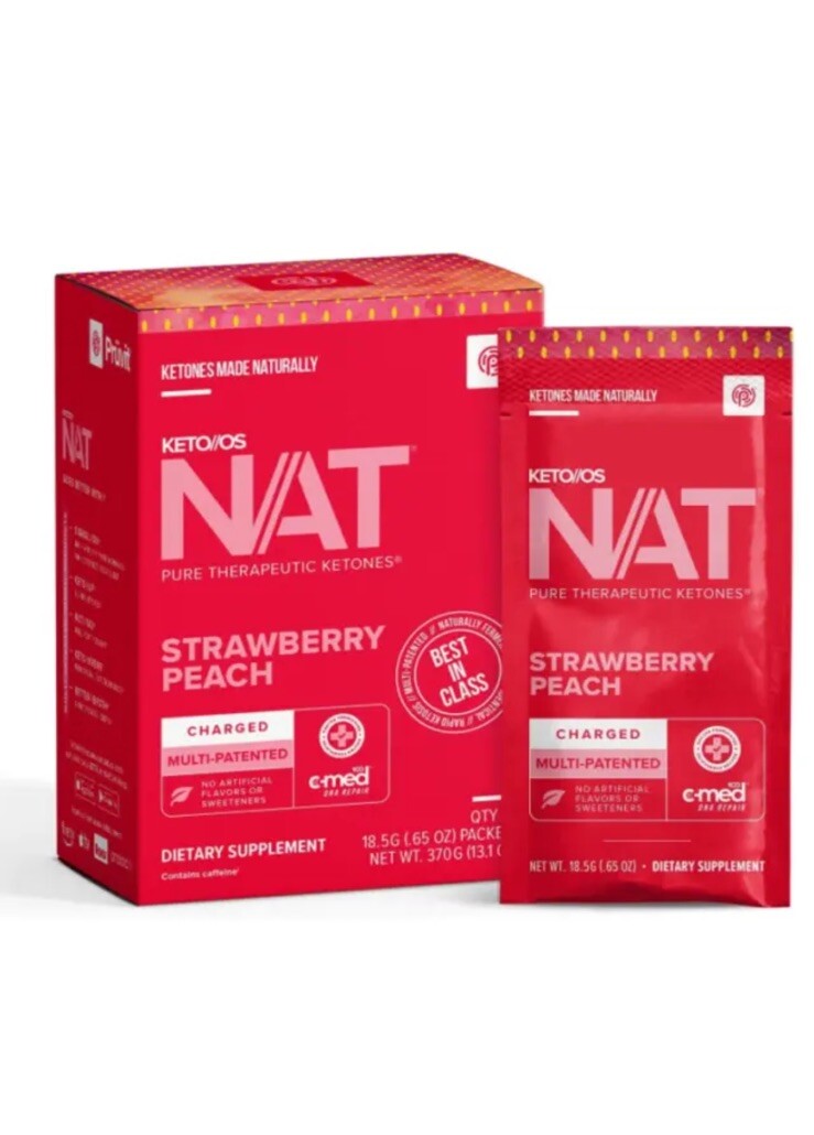 Pruvit NAT KETO OS Strawberry Peach 20 Packets | eBay